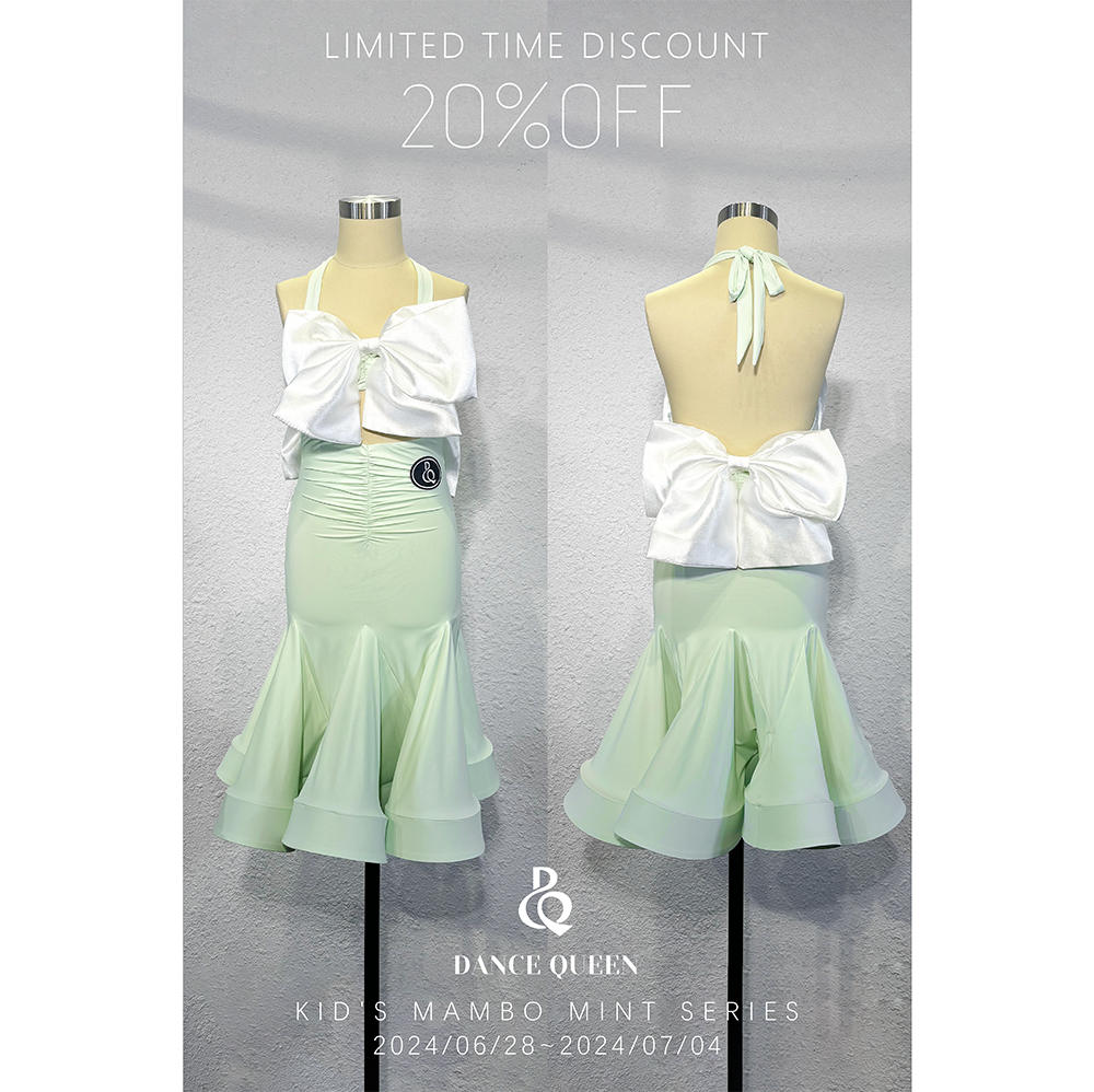 Children's Glacier Blue & Mint Mambo Series – dancequeen-dancewear